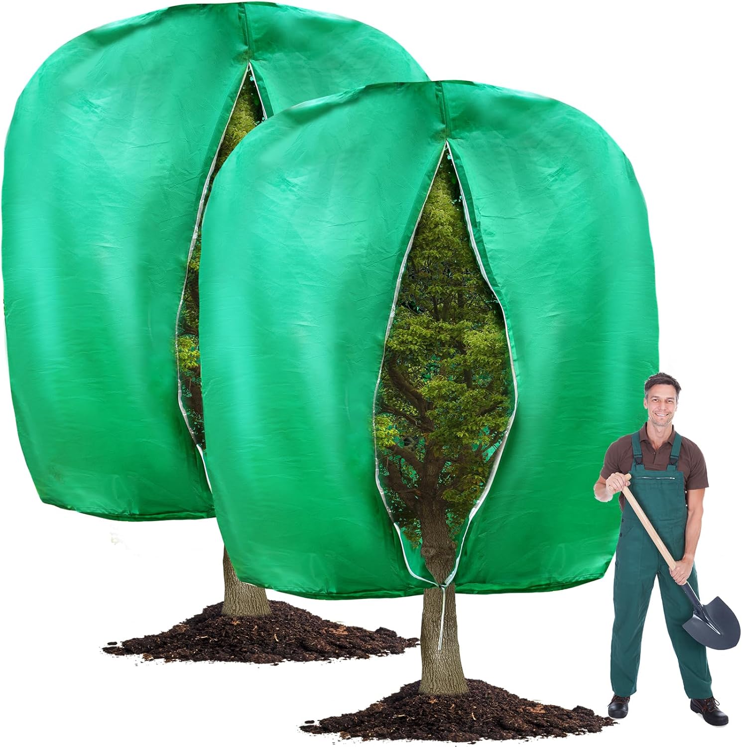 Amazon.com : 2pcs Huge Plant Covers Freeze Protection, 95"x83" Winter ...