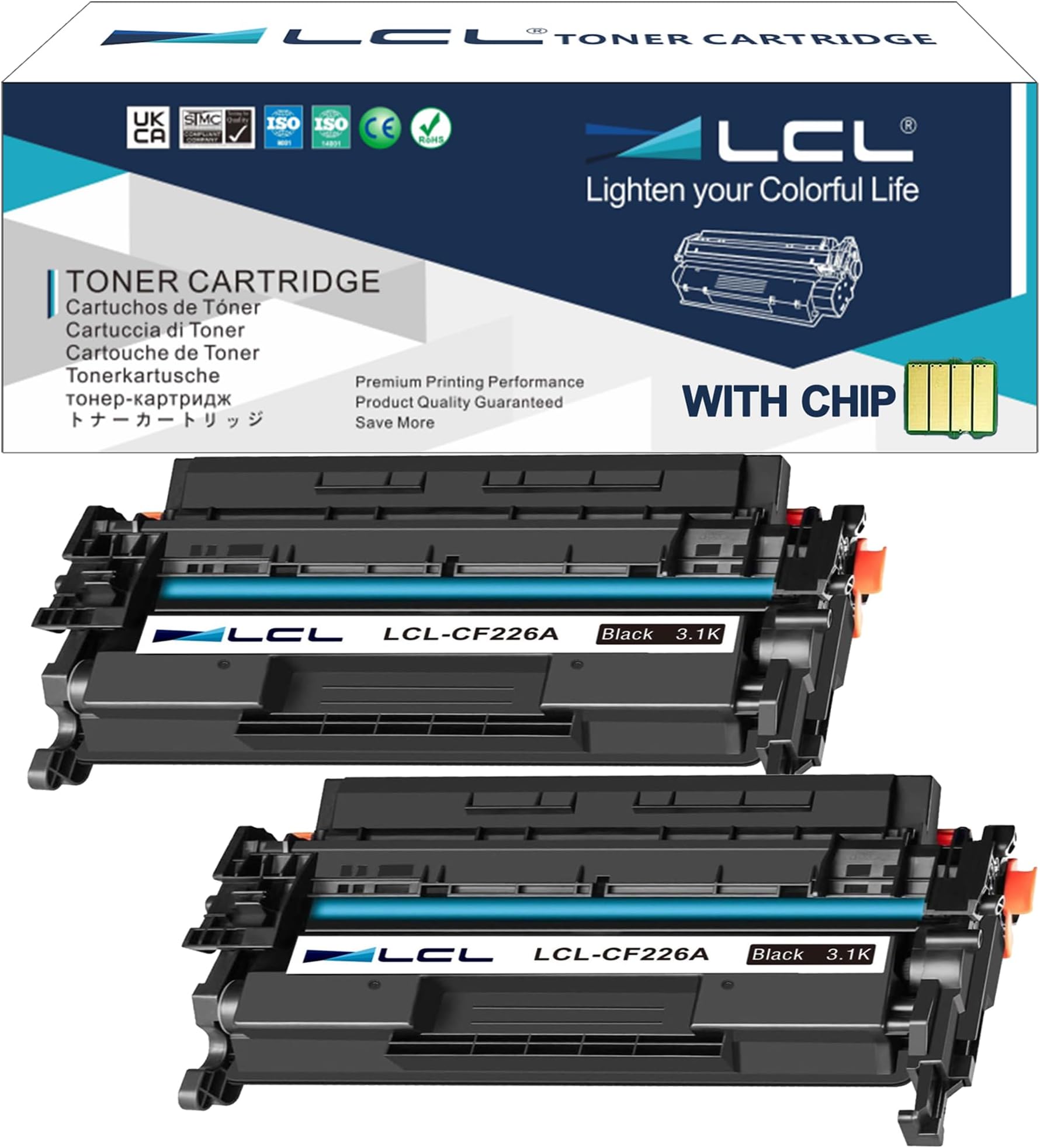 Aztech Compatible CF226A CF226X 26A 26X Toner Cartridge Replacement for ...