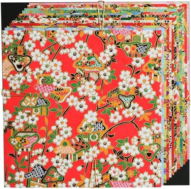 Amazon.com: Yuzen Chiyogami Origami Paper- Pack of Five Multicolor Patterns
