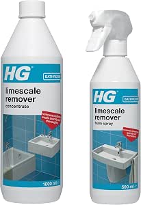 HG Professional Limescale Remover (1000ml) & Limescale Remover Foam ...