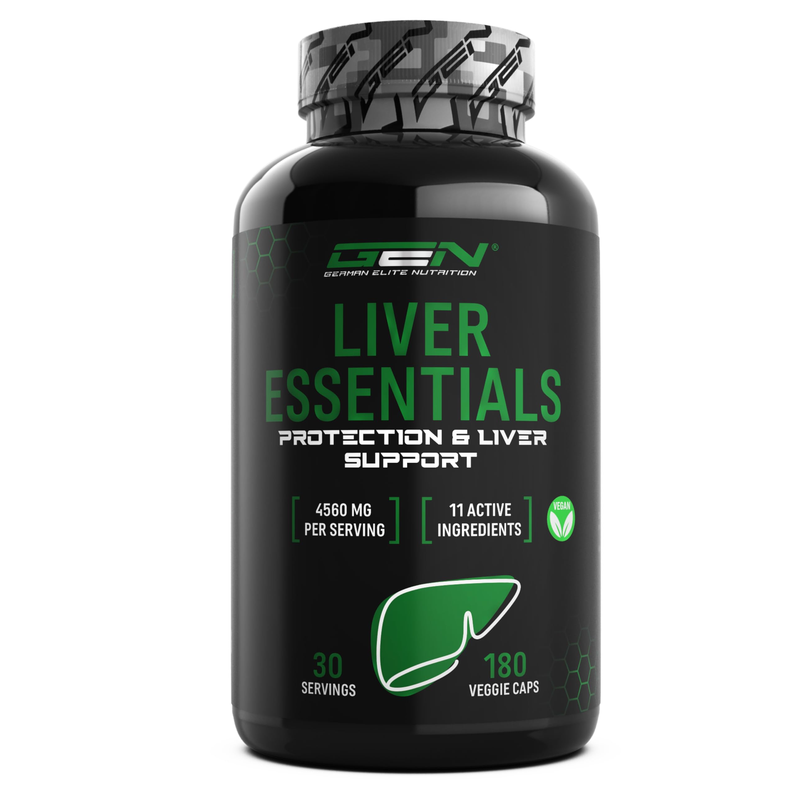 Liver Essentials - 180 Capsules - High Dose Liver Complex with Milk ...