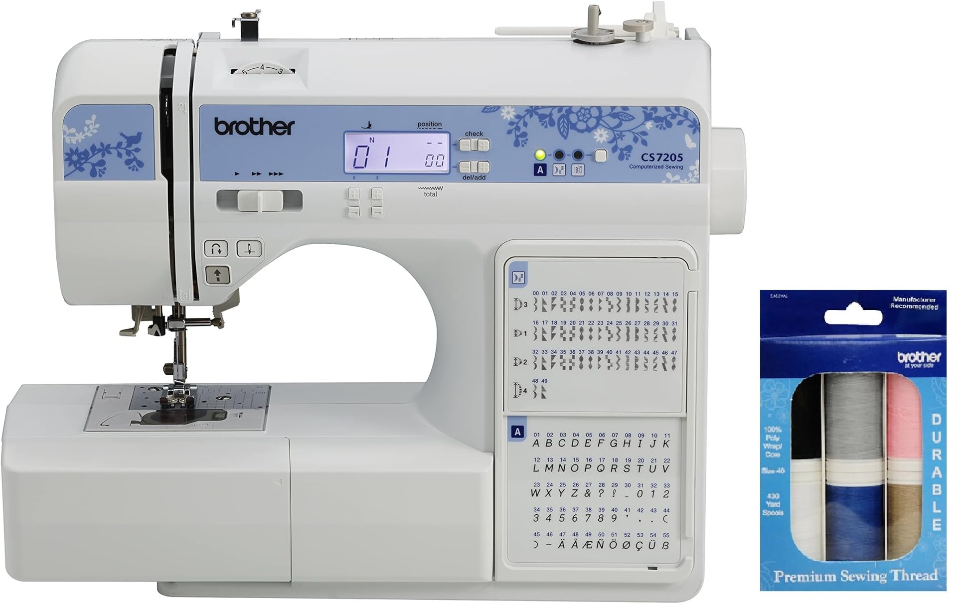 Snapklik.com : Brother CS7205 Computerized Sewing Machine