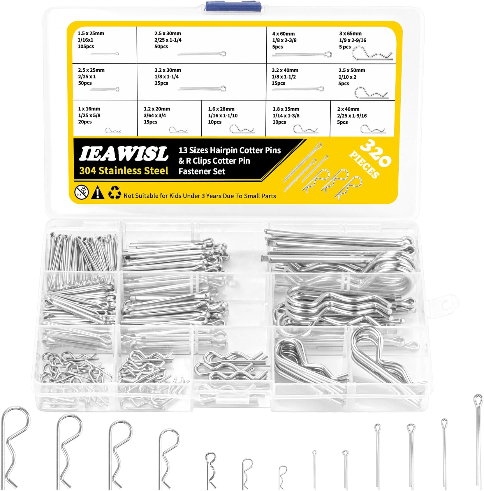 Amazon.com: The Hillman Group 44273 5/32 x 2-Inch Tension Pin, 14-Pack ...