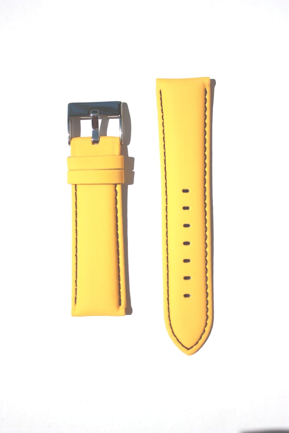 Amazon.com: 18mm Yellow Scuba Watchband with Contrast Stitch : Clothing ...