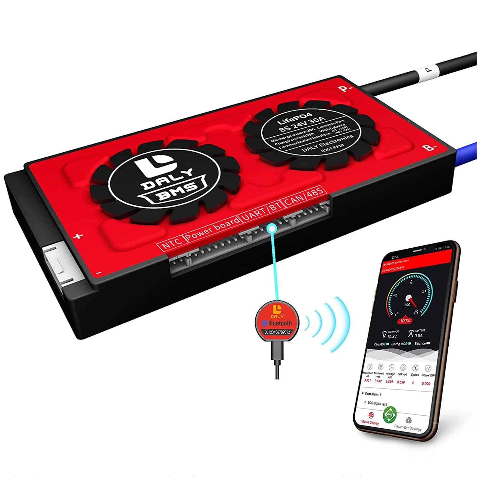 Buy DALY BMS 17S 30A-500A Li-ion Battery Protection Module PCB Board ...