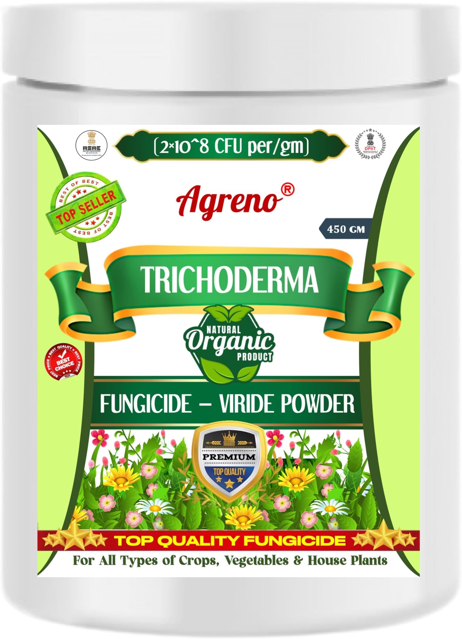 Go Garden Tricoderma Bio Fungicide for plants (2 x 10^8 CFU per Gram ...