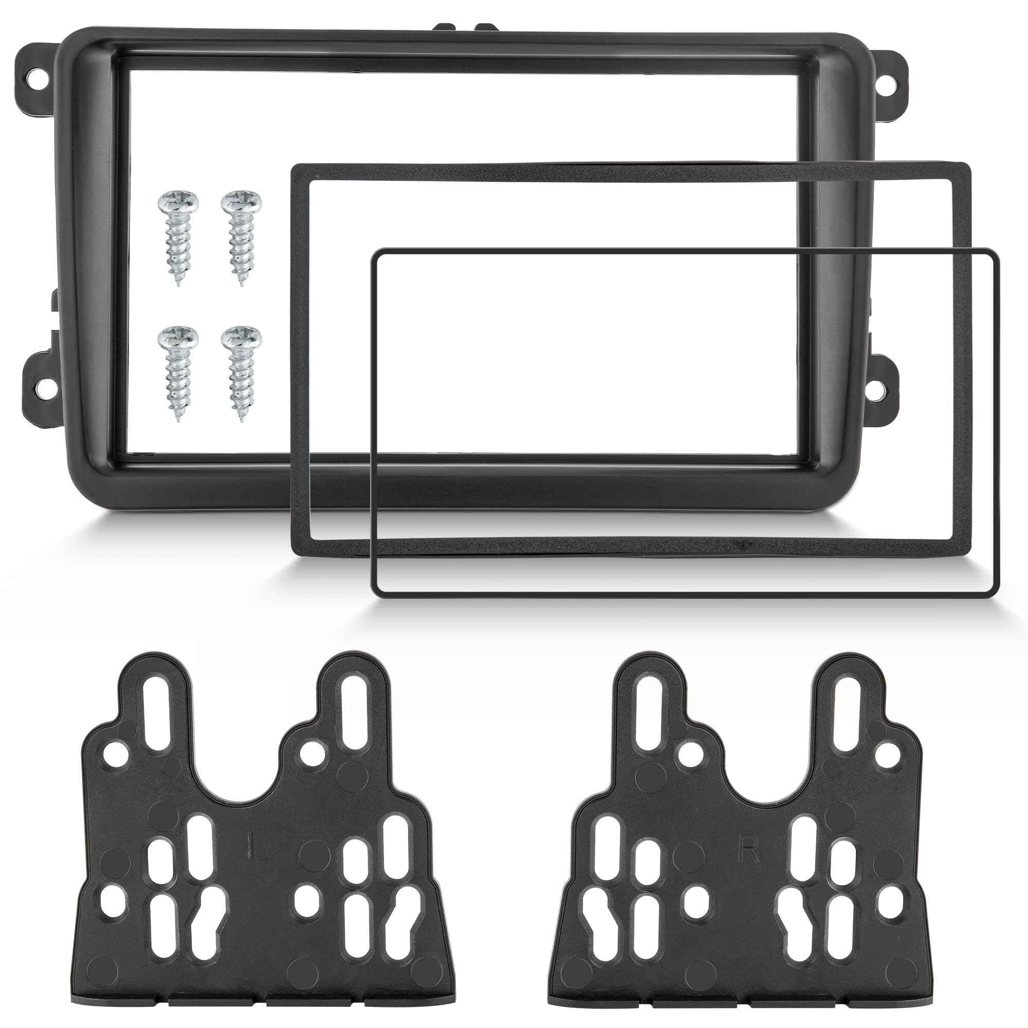 Amazon.com: NuIth Double DIN Radio Dash Kits for 2006-2018 Volkswagen ...