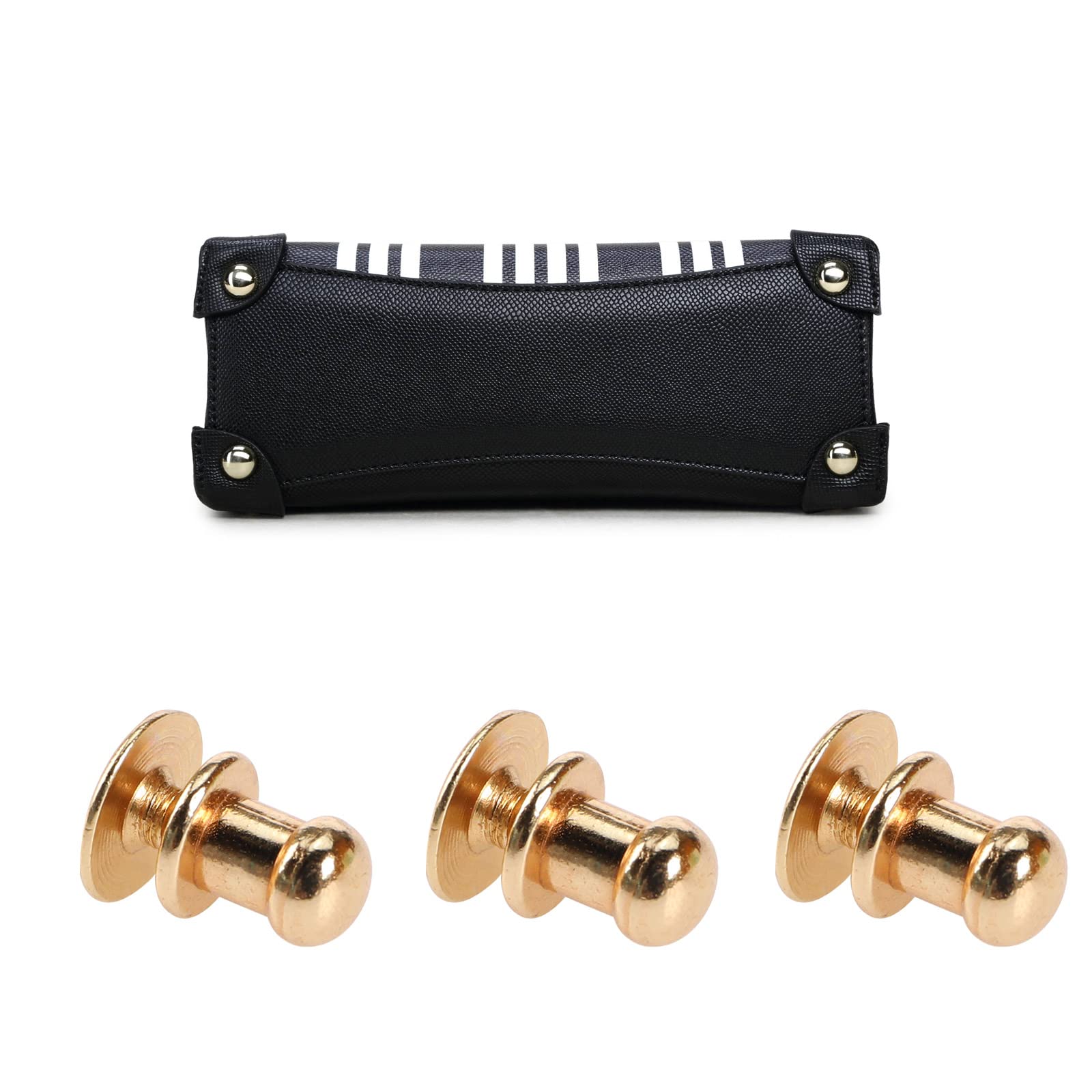 Rivetti Zinco Argento Oro Bronzo Nero Set 120 Paia Di Rivetti Per Pelle ...