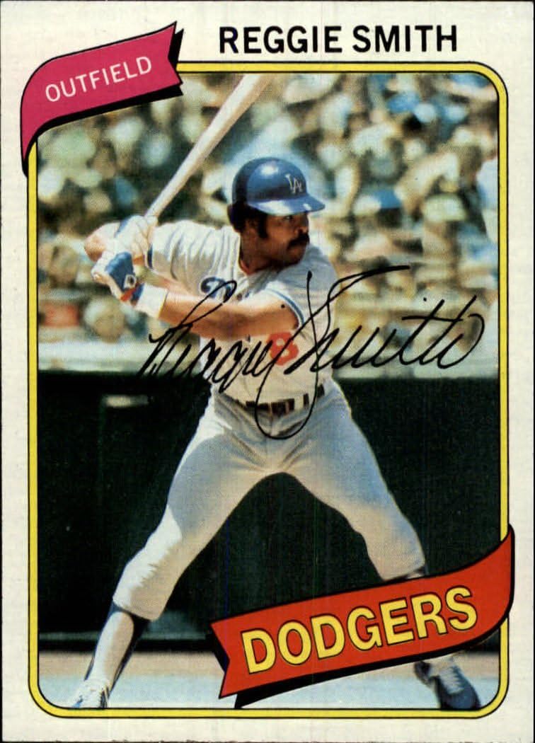 Amazon.com: 1980 Topps Baseball Card #695 Reggie Smith : Collectibles ...