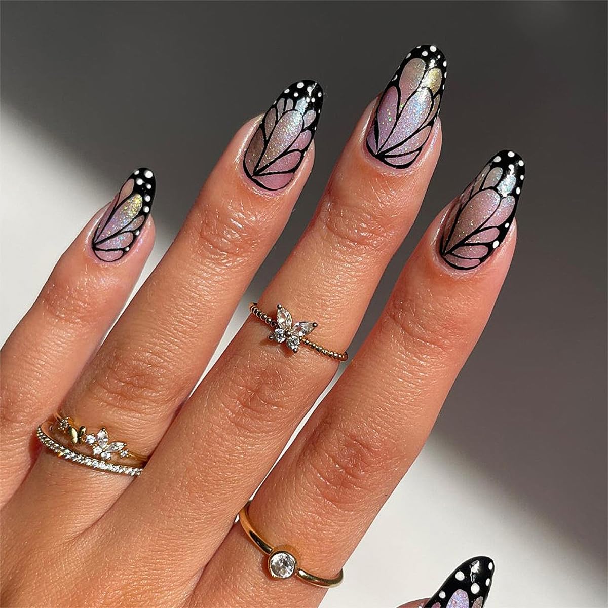 Butterfly Wing Nail Designs