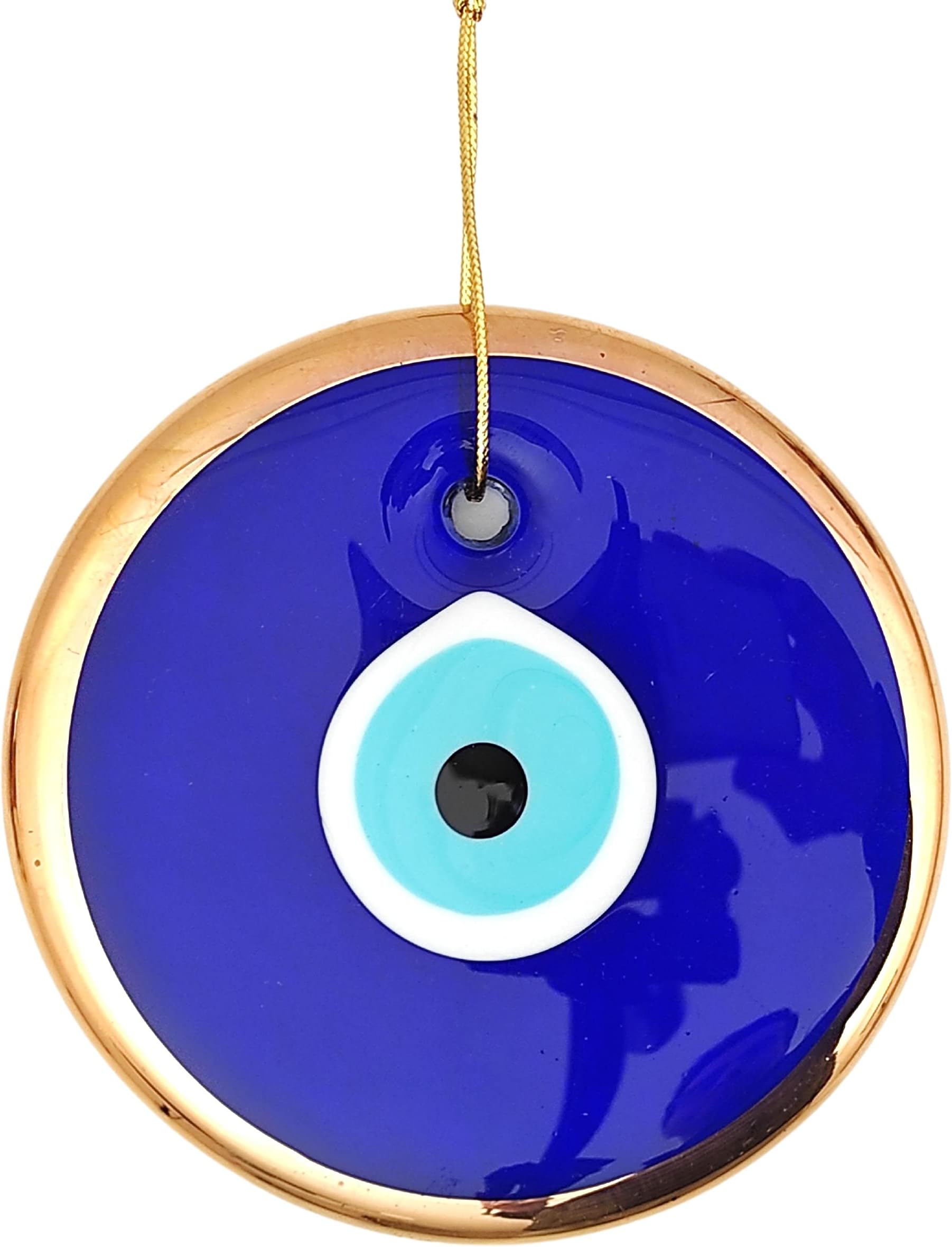 Amazon.com: Okuna Outpost Turkish Evil Eye Hanging Glass Amulet - Evil ...