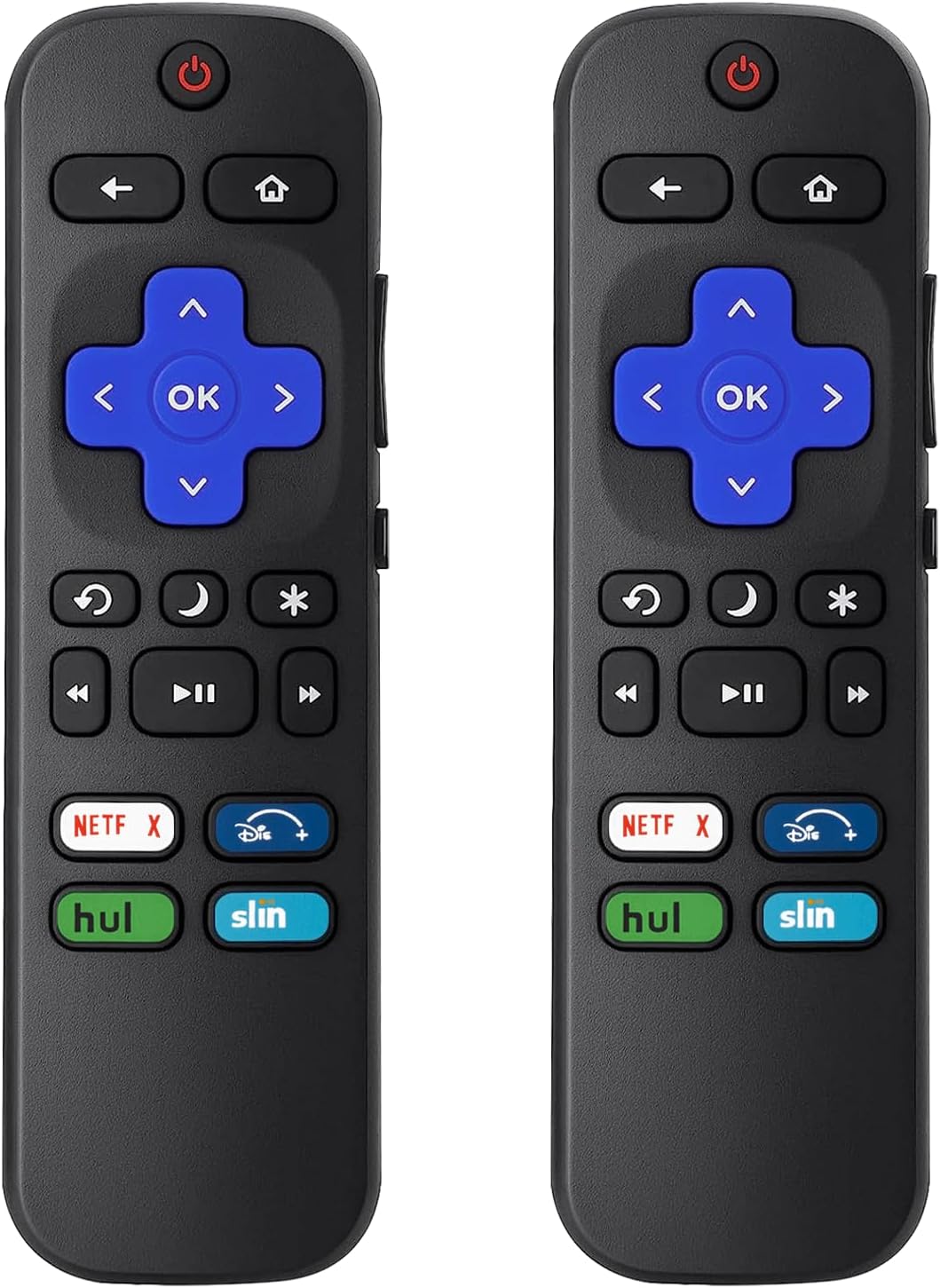 Amazon.com: Pack of 2 Replacement Backlit Remote for Roku TV, for TCL ...