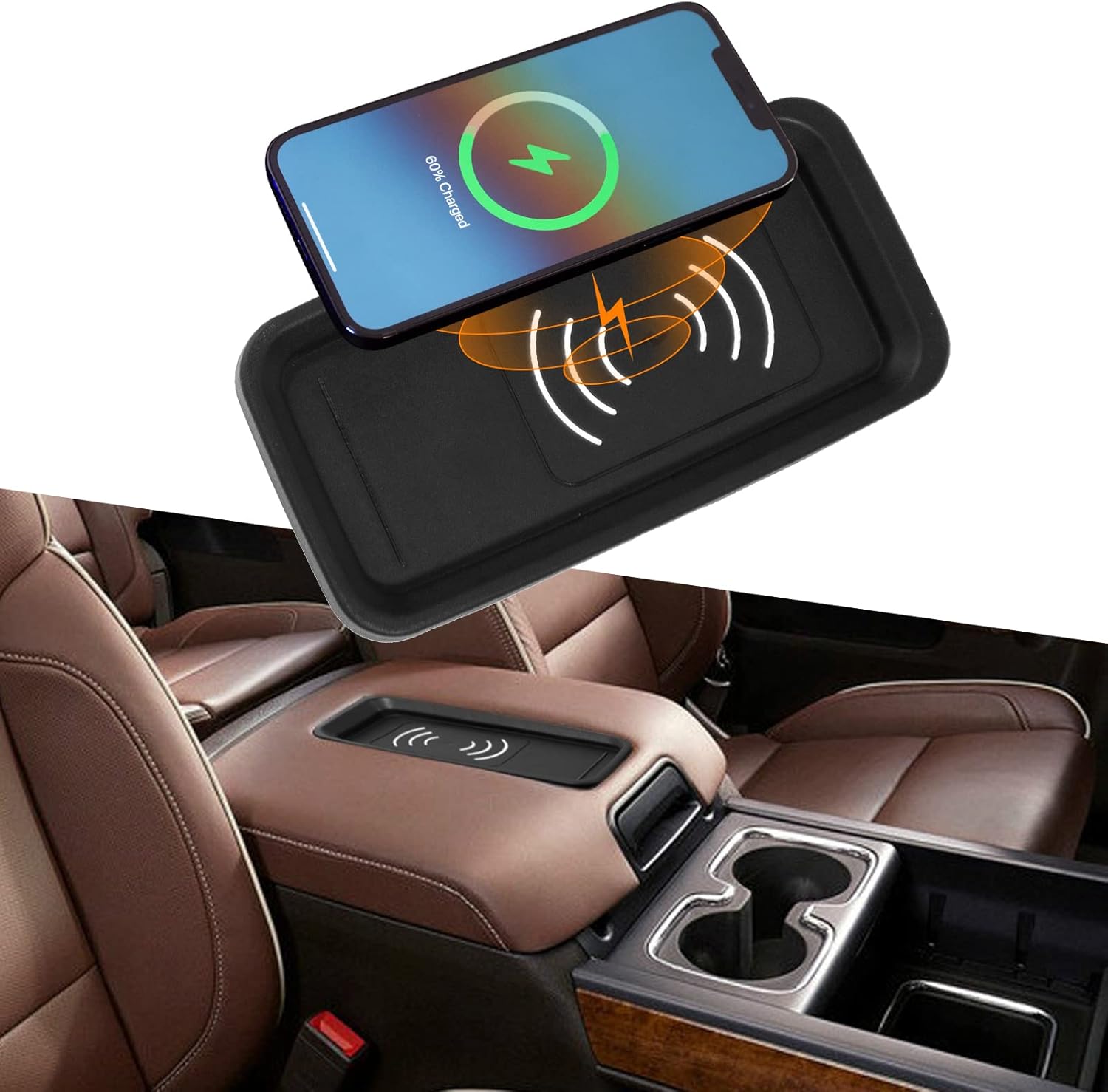Amazon.com: Bomely Wireless Charger Tray Compatible with 2015-2018 ...