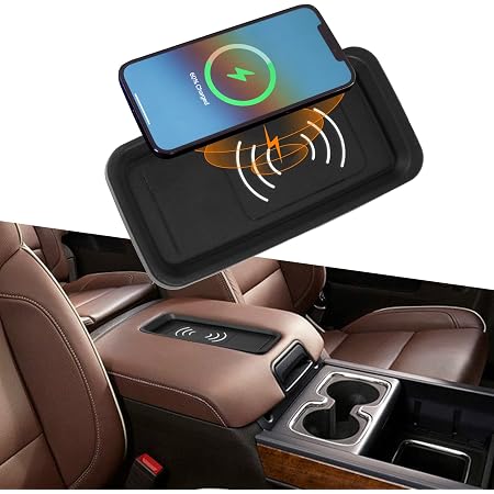 Amazon.com: Xipoo Fit Chevrolet Silverado GMC Sierra Wireless Charger ...
