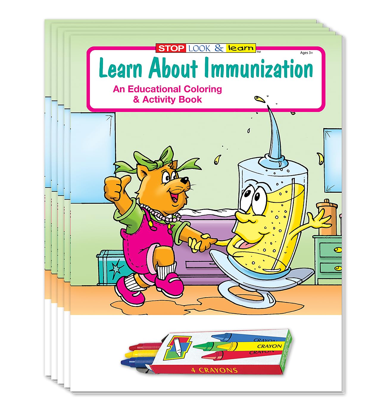 Amazon.com: ZOCO - Immunization Awareness - Educational Coloring Books ...