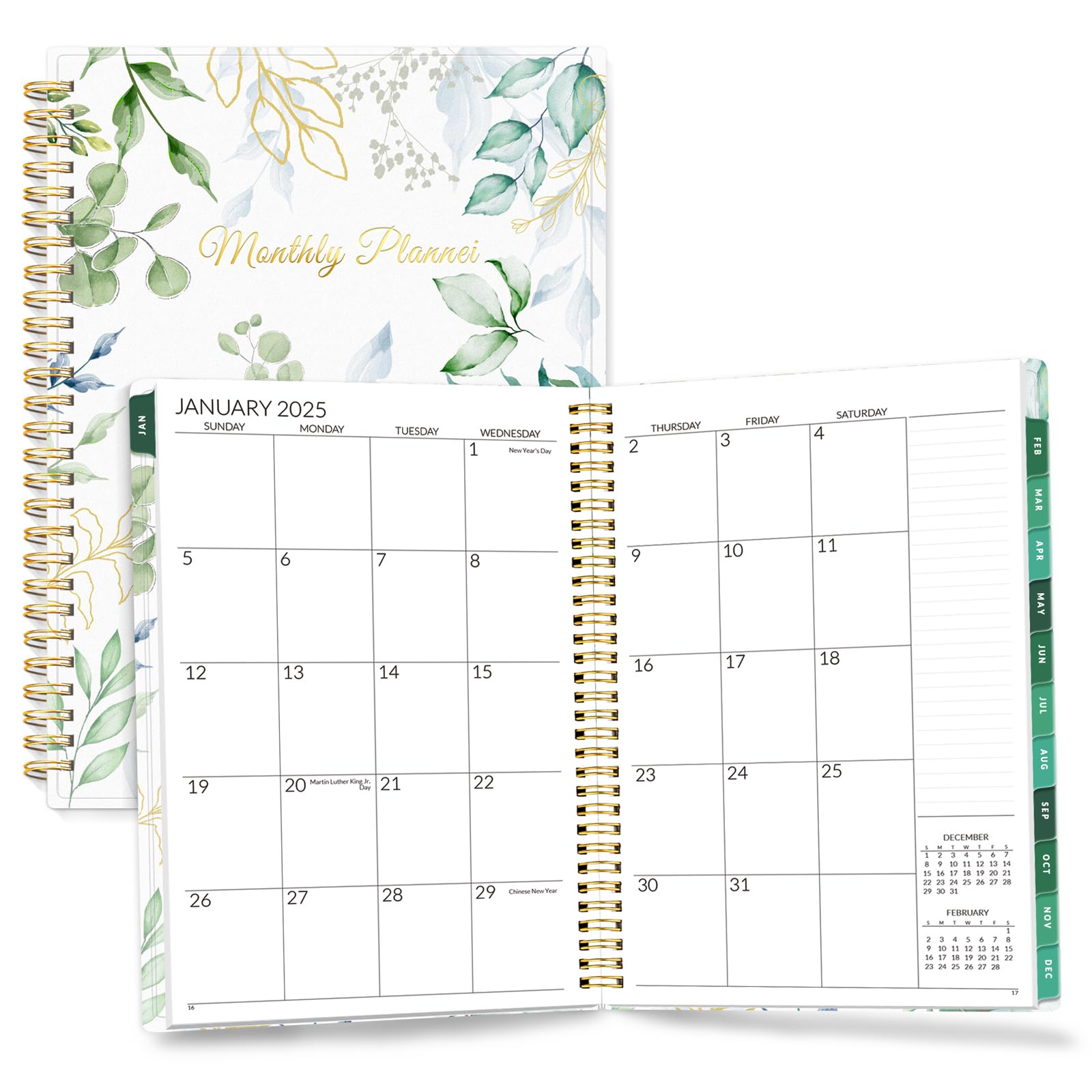 Snapklik.com : SUNEE 2025-2026 Monthly Planner - 24 Months