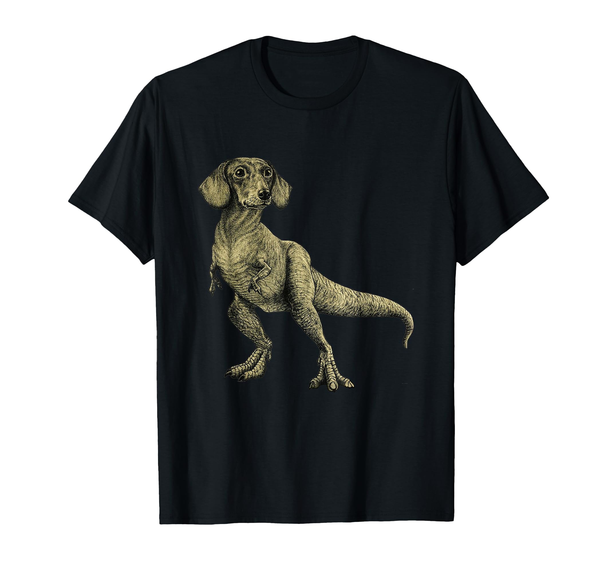 Amazon.com: Dachshundsaurus Funny Dachshund Dinosaur T-Shirt : Clothing ...