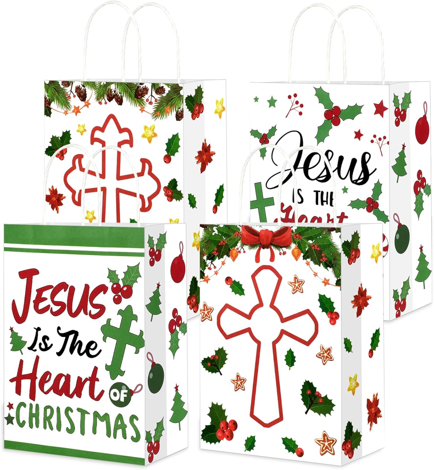 Amazon.com: HOWAF 12pcs Nativity Bags - Religious Holy Nativity Christ ...