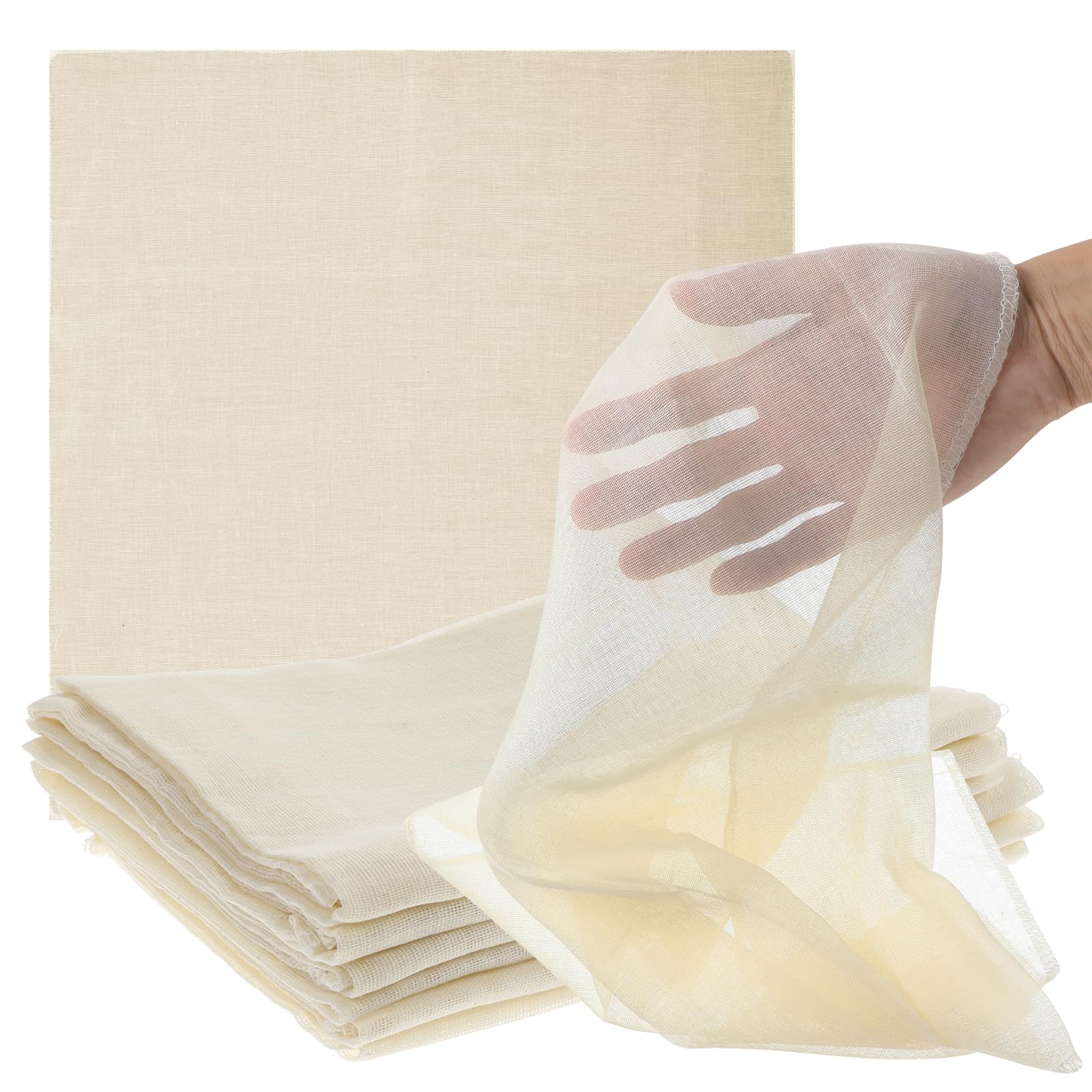 Amazon.com: 6 PCS Reusable Cheese Cloth for Straining, 20x20 Inch ...