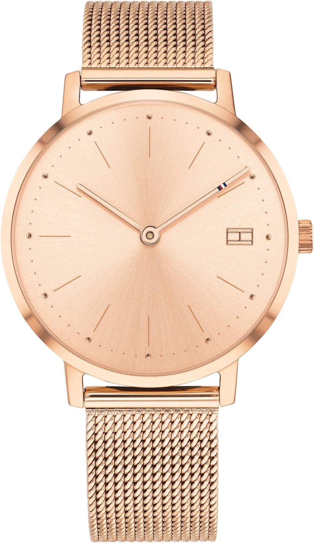 Tommy Hilfiger Damen Analog Quarz Uhr mit Edelstahl Armband 1781926 ...