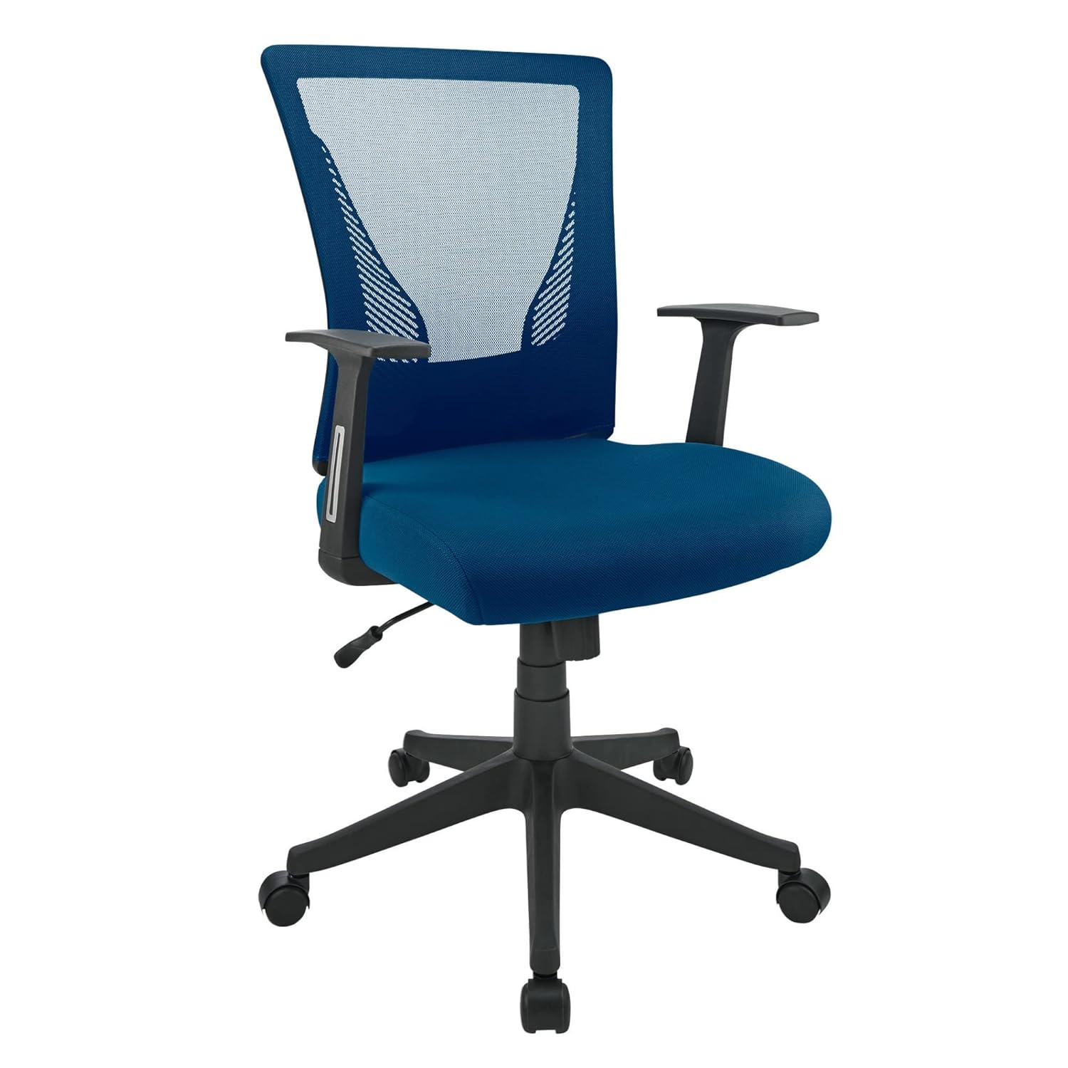 Realspace® Radley Mesh/Fabric Mid-Back Task Chair, Rich Blue, BIFMA ...
