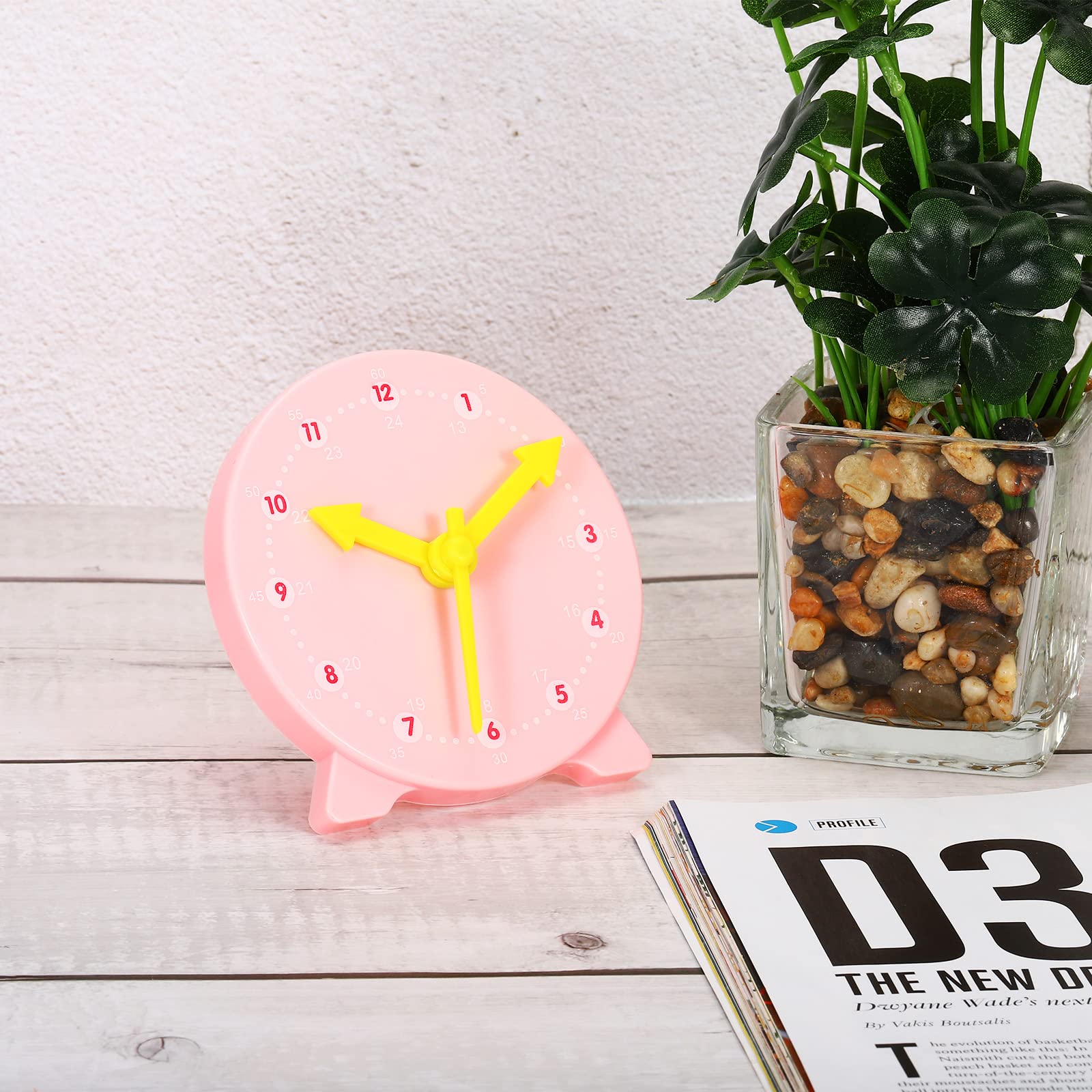 Clock For Kids Learning To Tell Time 4" Teaching Clock - Learn To Tell ...