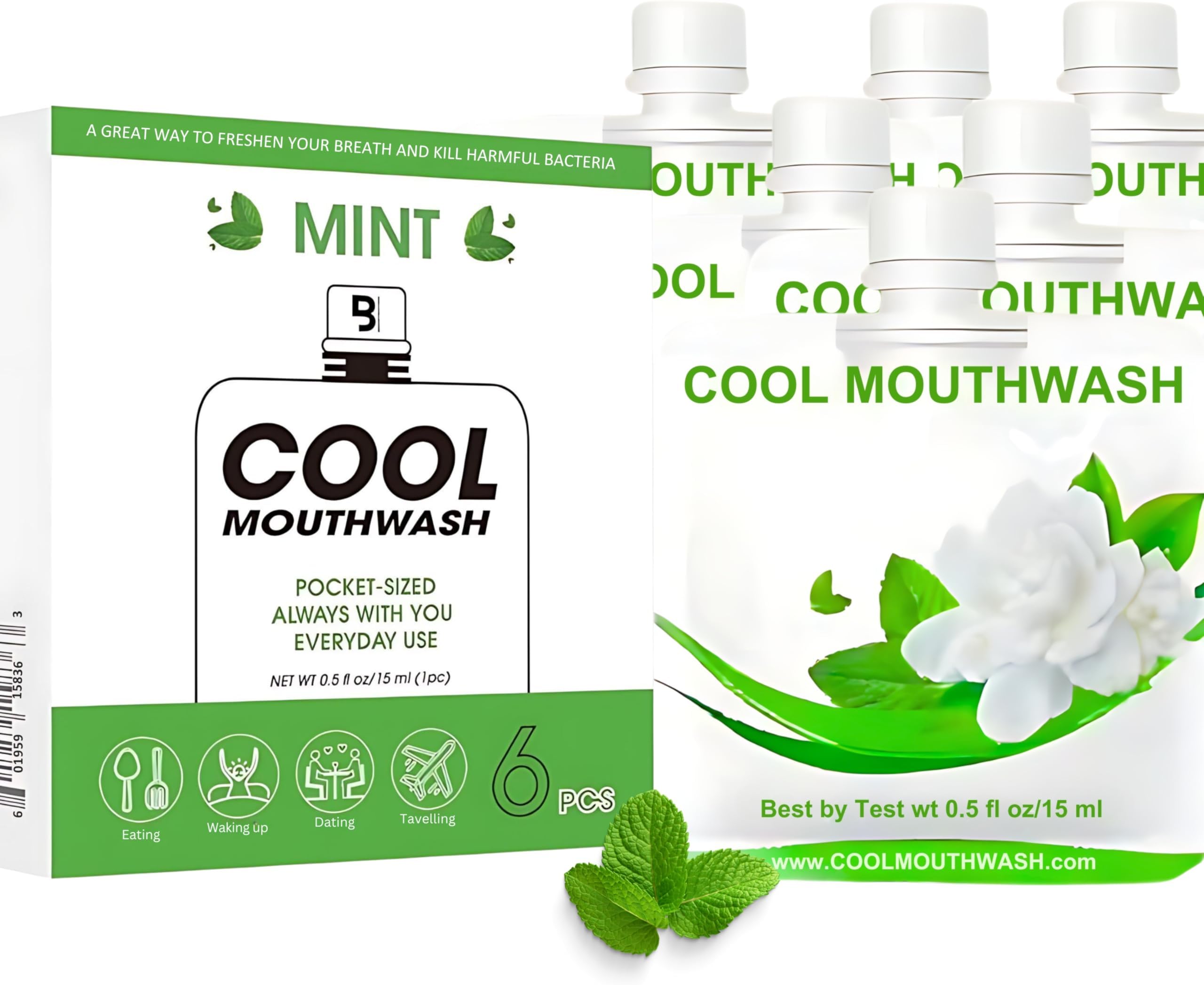 Amazon.com: Bold Mint GO Travel Size Mouthwash Packets - Bulk ...