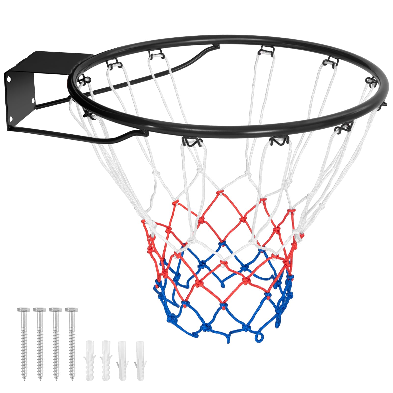 Goplus 18’’/15’’ Replacement Basketball Rim, Wall Door Mounted ...