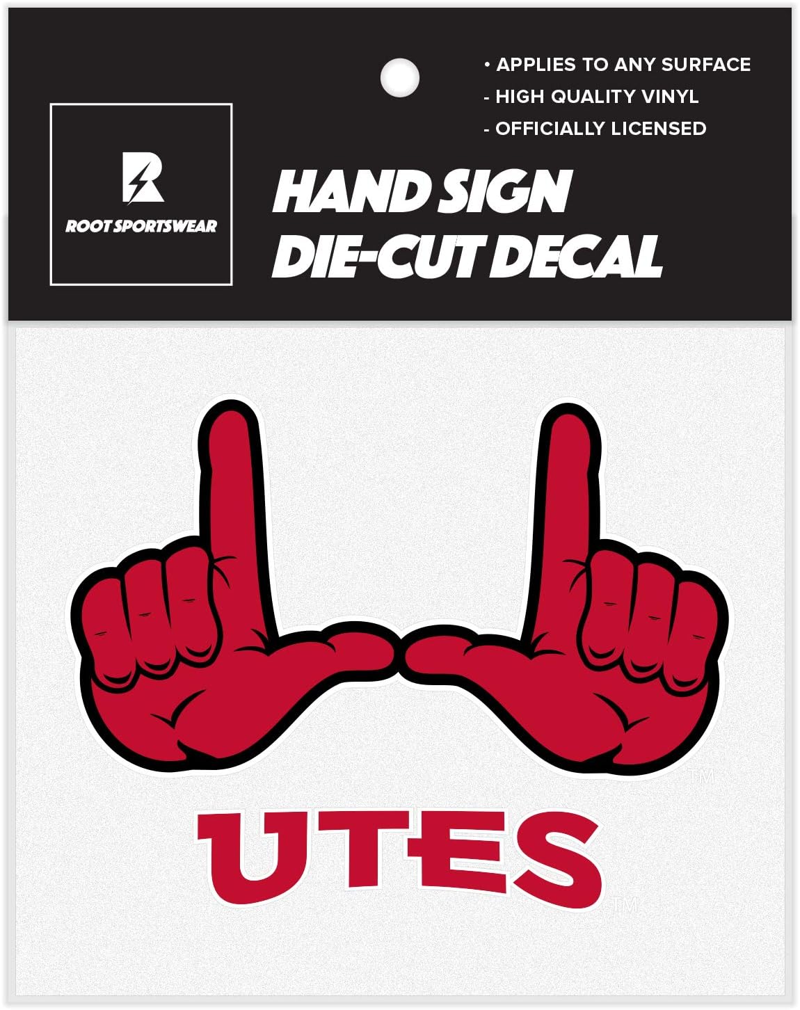 Amazon.com : NCAA College Hand Sign 5"x5" Vinyl Die-Cut Car Decal ...