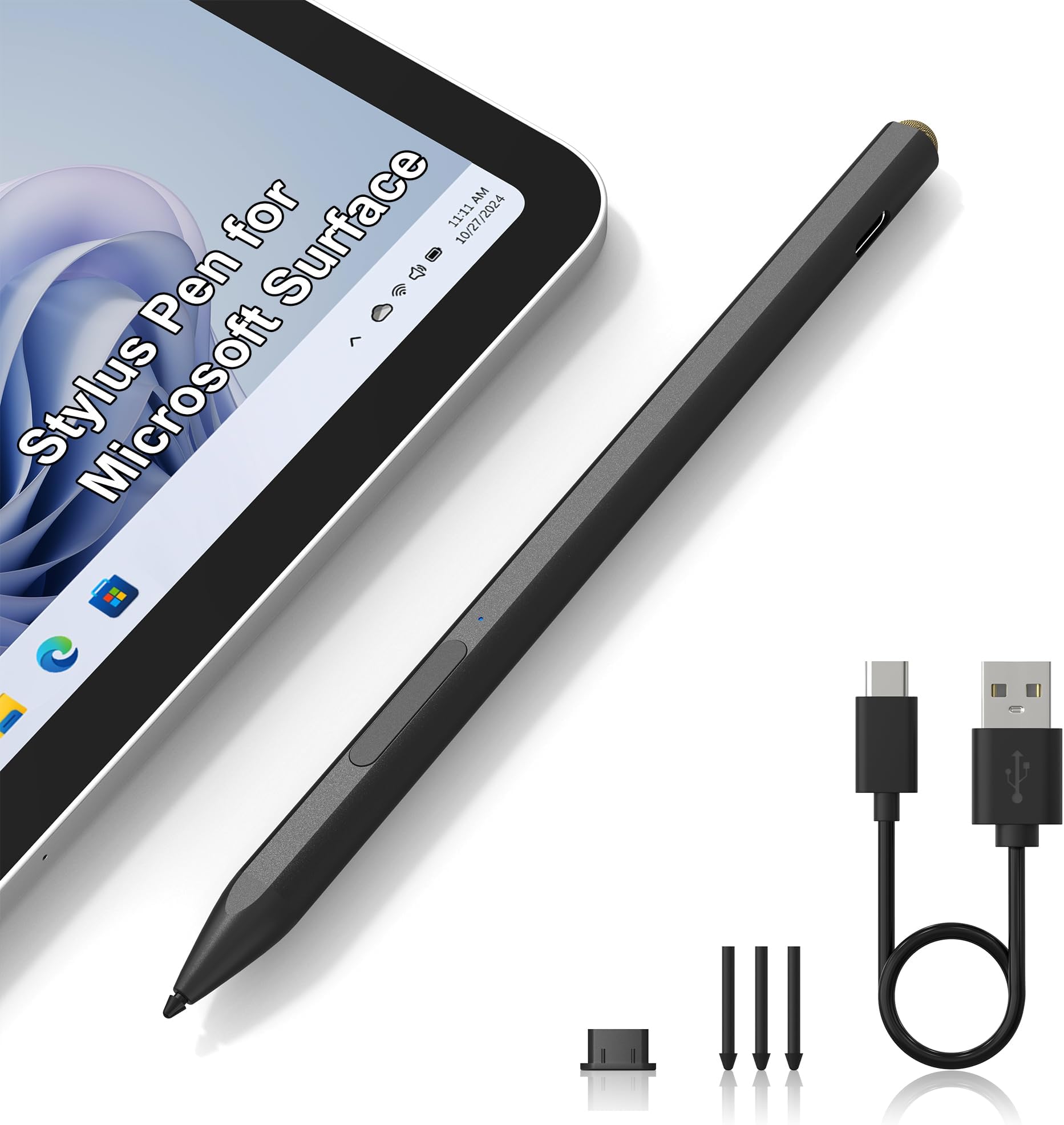 Amazon.com: Stylus Pen for Microsoft Surface with 4096 Pressure, Eraser ...