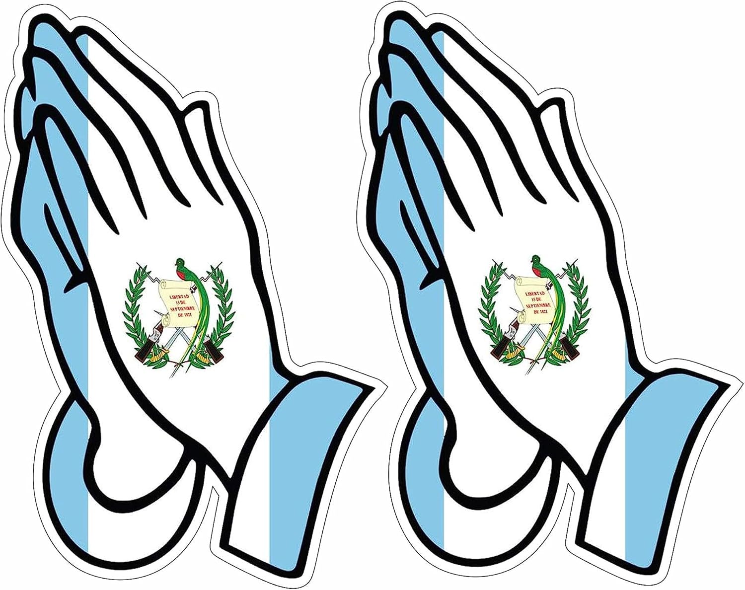 Amazon.com - Asiatic Artisan - Dios Bendiga Guatemala Sticker Chapin ...