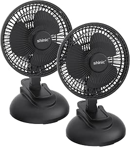 Amazon.com: shinic 2 Pack 6'' Clip on Fan : Electronics