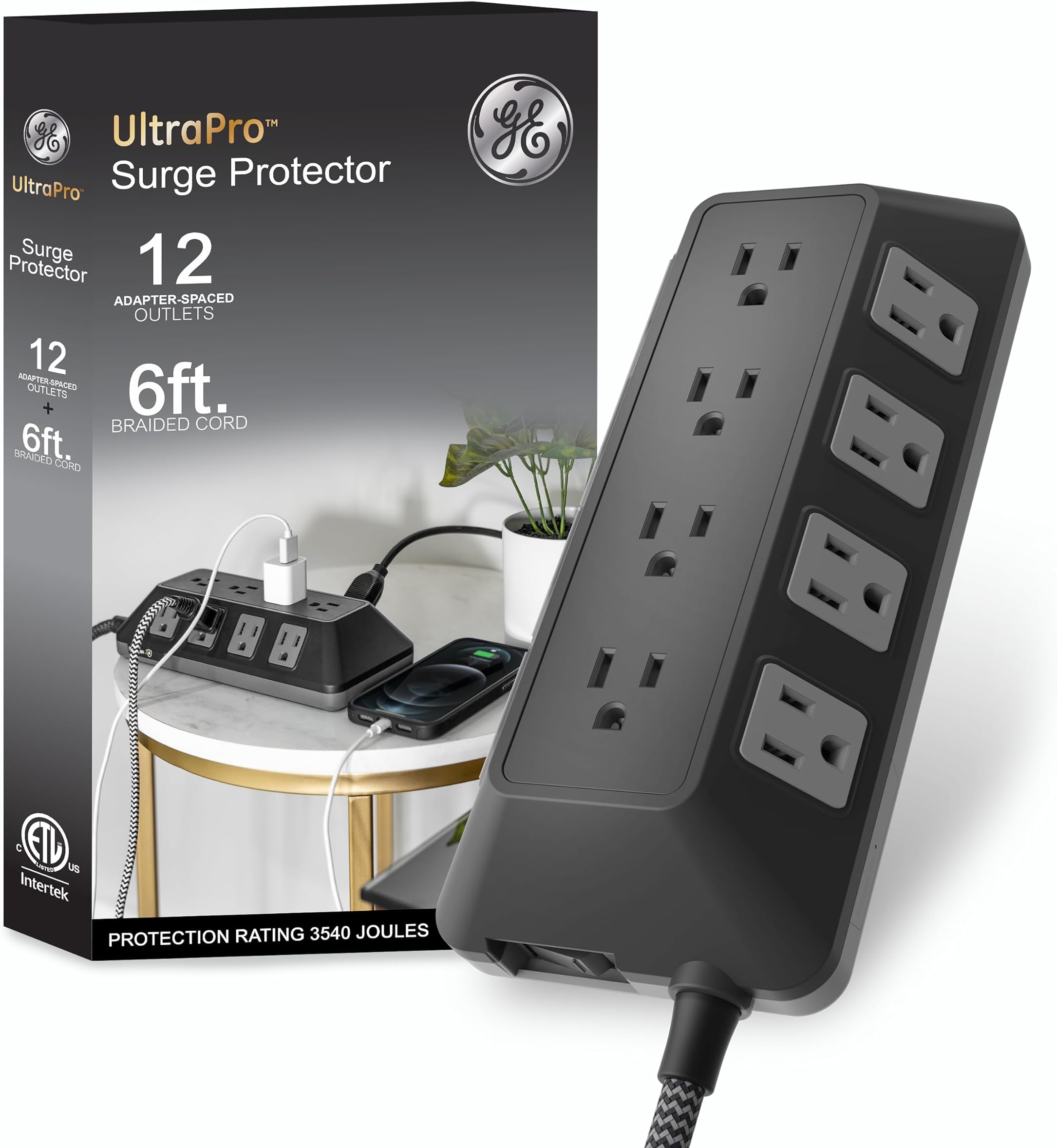 Amazon.com: Belkin Power Strip Surge Protector with 8 Outlets, 6 ft ...