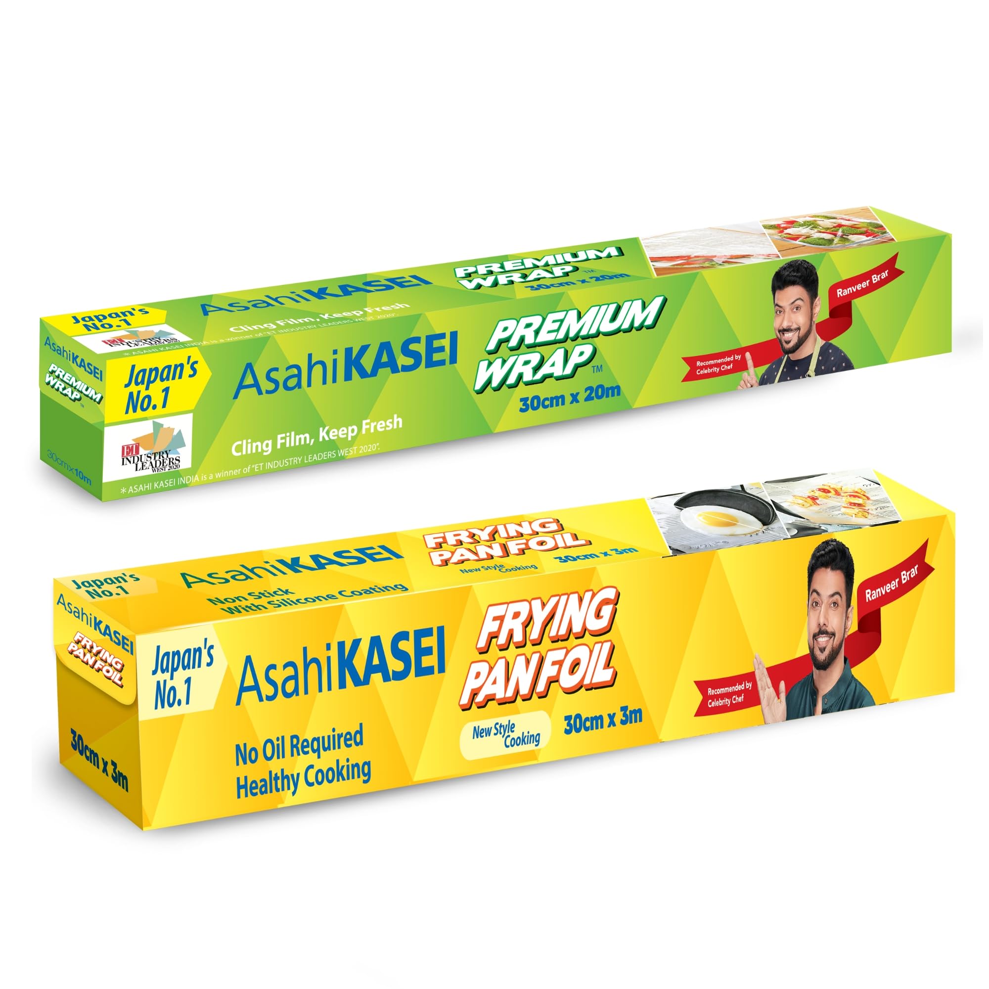 Premium Wrap (30Cm X 20M) & Frying Pan Foil (30Cm X 3M) | Pack of 2 ...