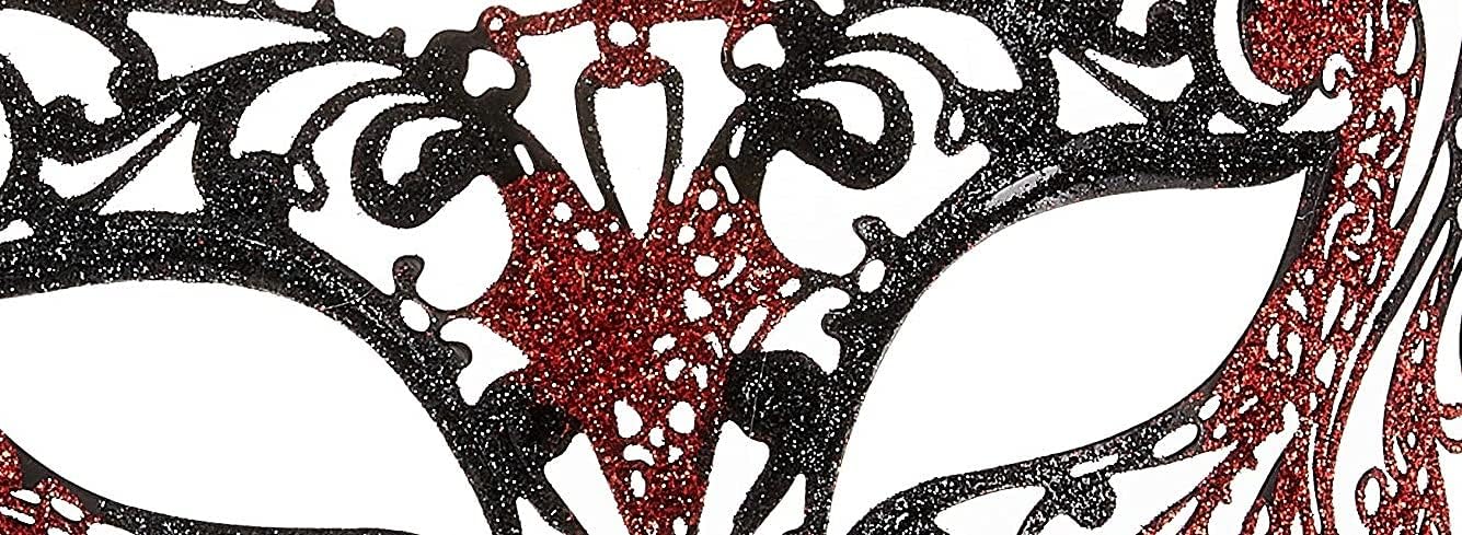 Smiffys 44957 Day of the Dead Metal Filigree Eye Mask (One Size), Black ...