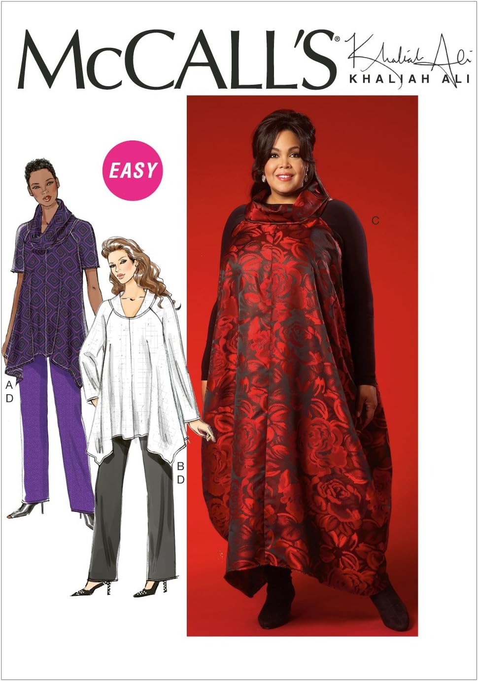 Amazon.com: McCall's Patterns M7027 Misses'/Women's Tunics, B5 (8-10-12 ...