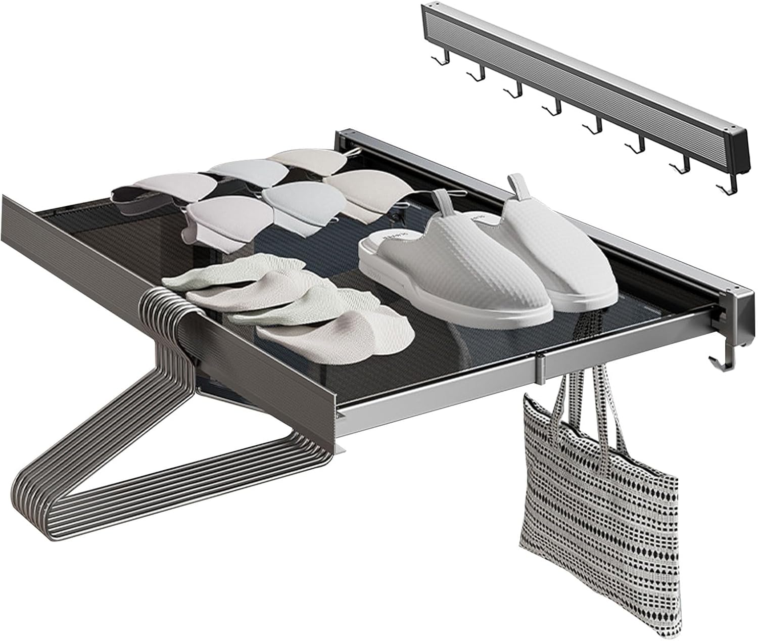 Amazon.com: homimor Wall Mounted Drying Rack,Laundry Racks for Drying ...