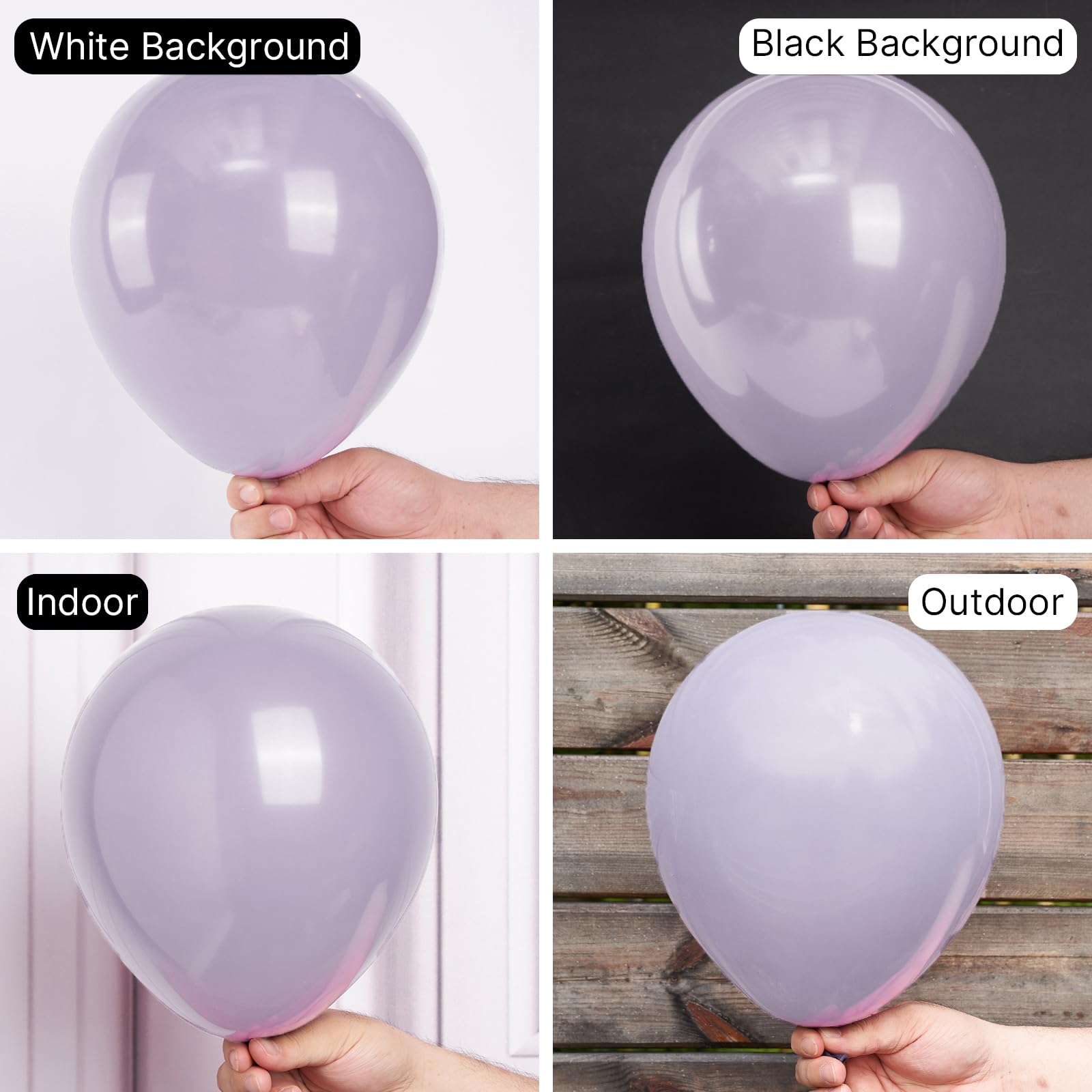 Snapklik.com : Faded Purple Balloons, 50 Pcs 12 Inch Dusty Purple ...