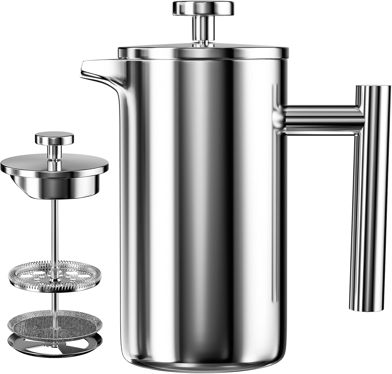 Amazon.com: Jewheg Small French Press Coffee Maker, 12OZ/350ML ...