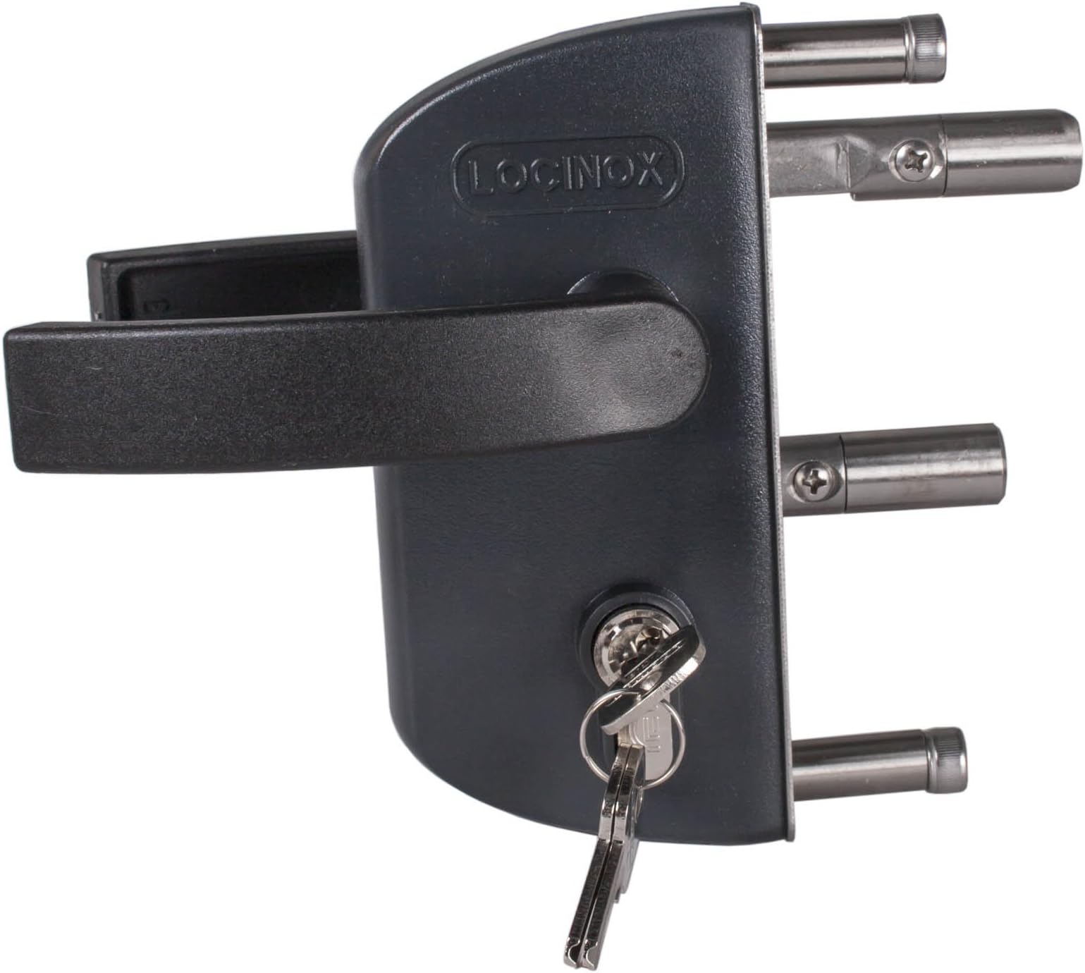 LOCINOX Surface Mounted Gate Lock - LAKQ4040 U2 Silver (40mm - 60mm ...