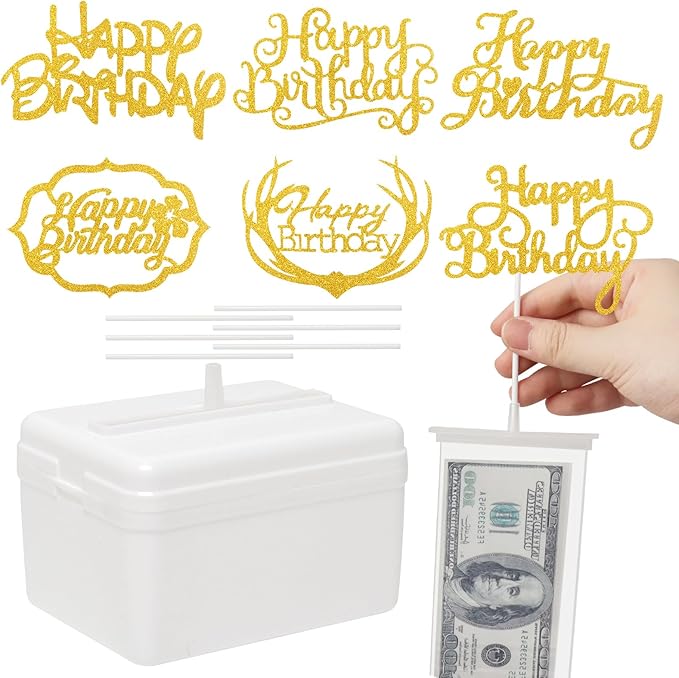 Amazon.com: SBYURE 127 Pieces Money Cake Pull Out Kit, Pulling Money ...