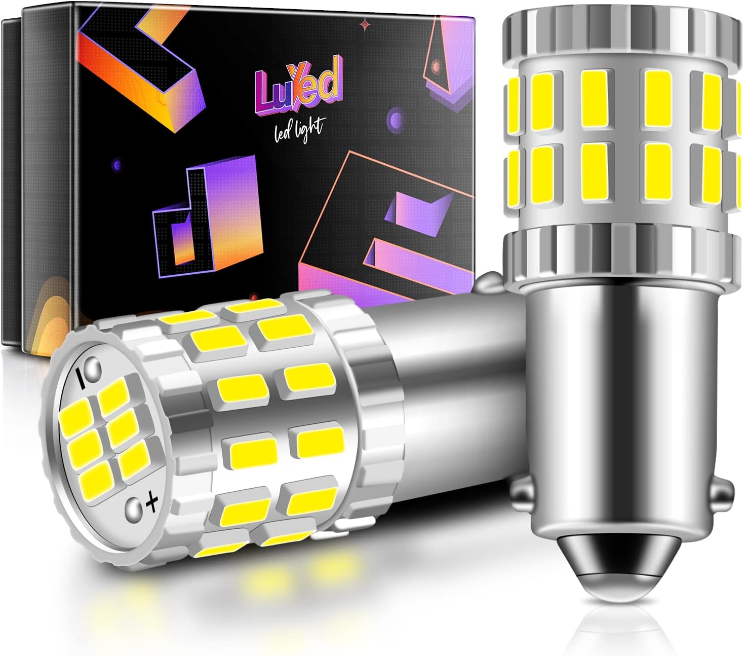 Amazon.com: LUYED BA9S LED Bulb 1060 Lumens Xenon White Super Bright ...