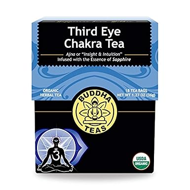 Amazon.com : Buddha Teas - Third Eye Chakra Tea - Organic Herbal Tea ...