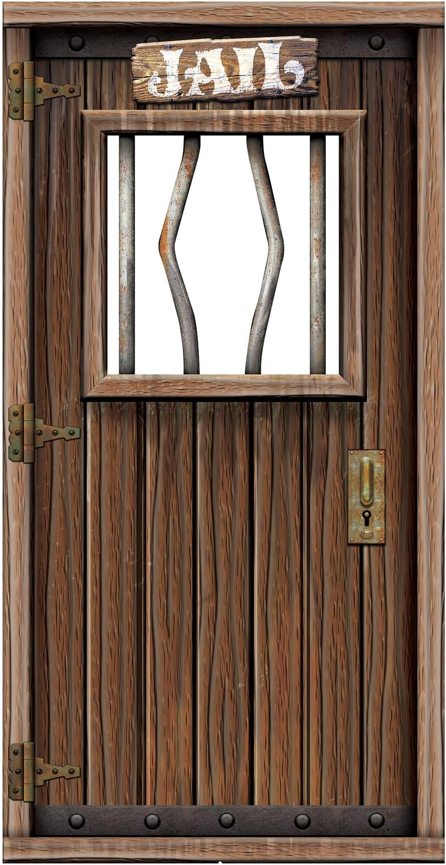 Amazon.com: Beistle 6' 1" x 3' 1.5" Cardboard Jail Photo Prop with ...