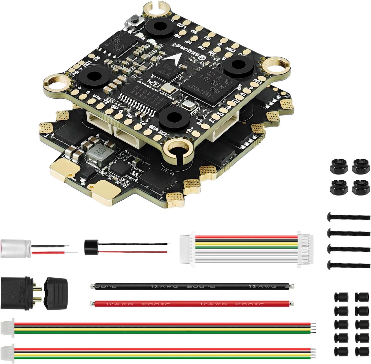 Amazon.com: SEQURE AIO Flight Controller Stack 70A 4IN1 Brushless ESC ...