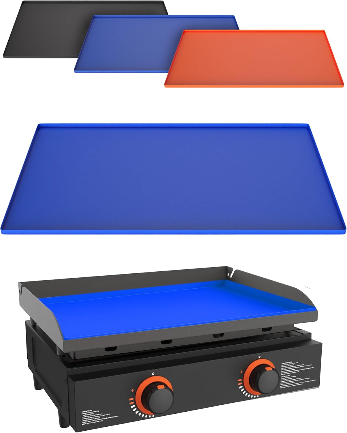 Amazon.com : KITCHEN PERFECTION 22" Silicone Griddle Cover Mat For ...