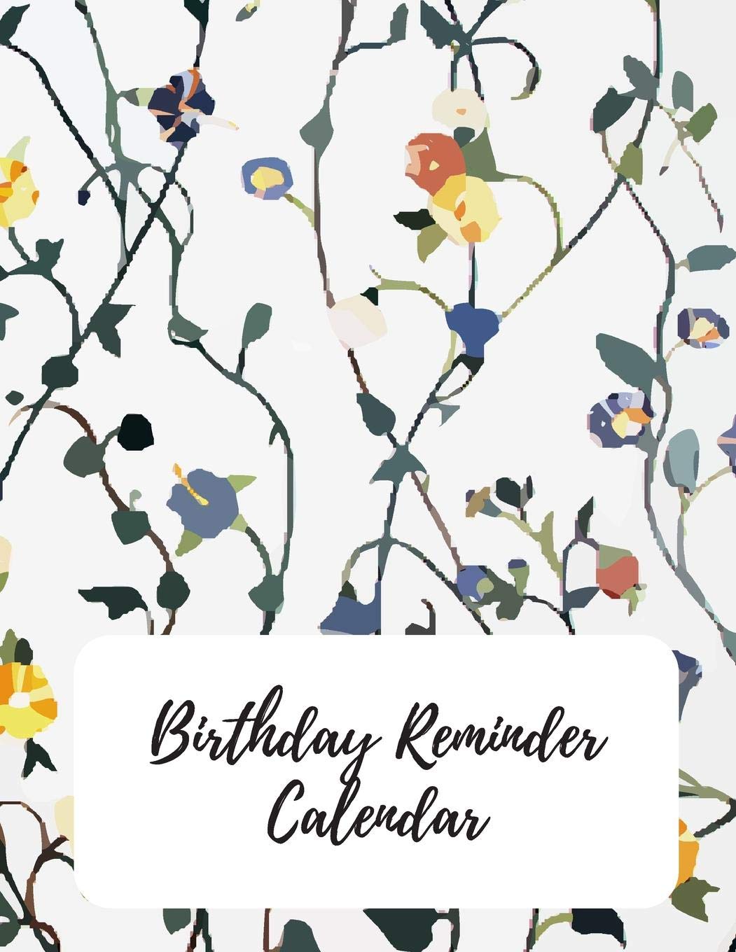 Amazon.com: Birthday Reminder Calendar: Record All Your Important Dates ...