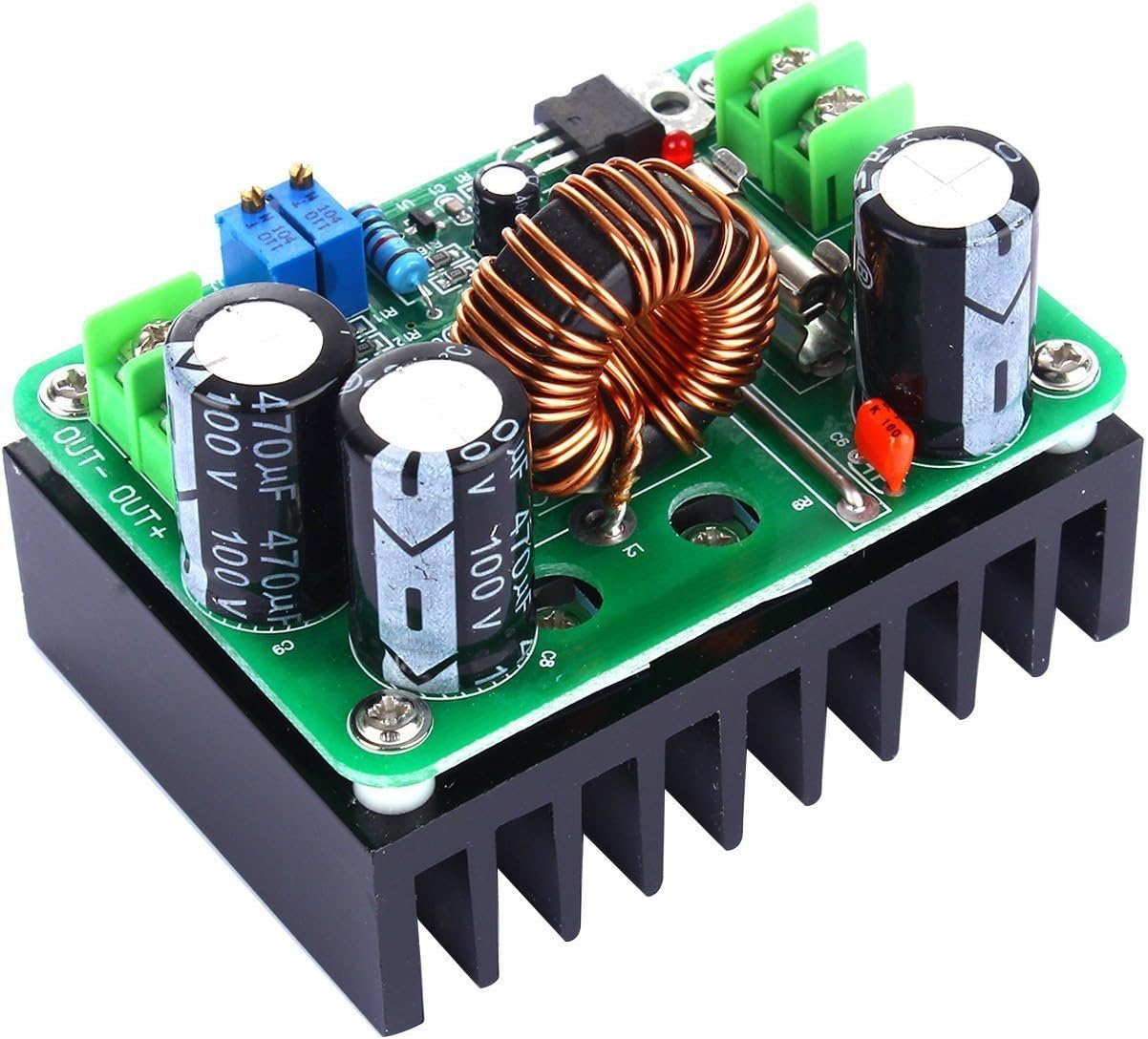 DollaTek 600W DC 10-60V To 12-80V Step-up Module Boost Power Suppy DC ...