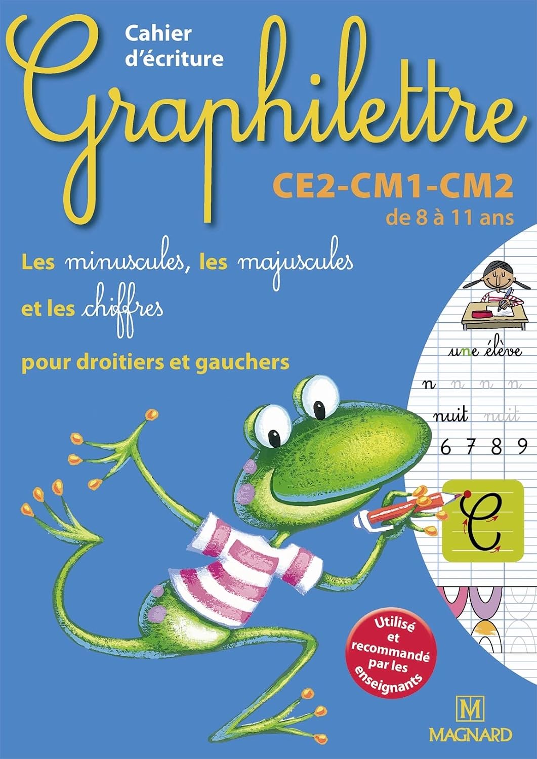 Graphilettre CE2-CM1-CM2 8-11 ans: cahier d'ecriture | Amazon.com.br