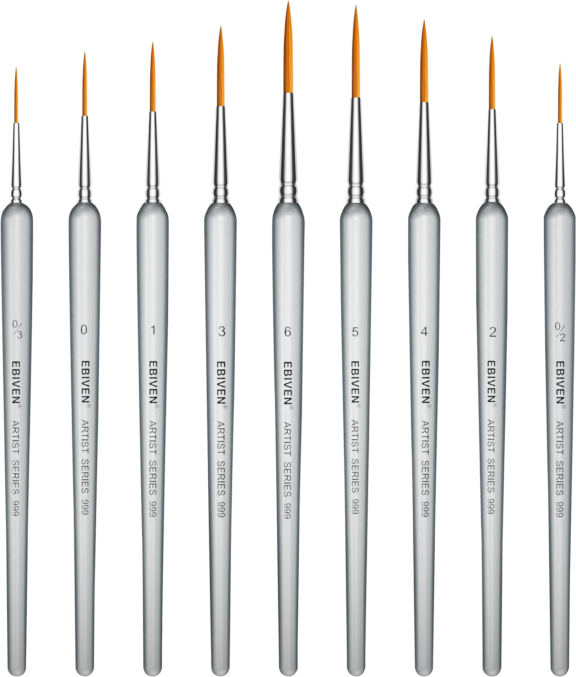 Amazon.com: Sdanart Script Liner Paintbrush 6 PCS Highly Flexible Liner ...